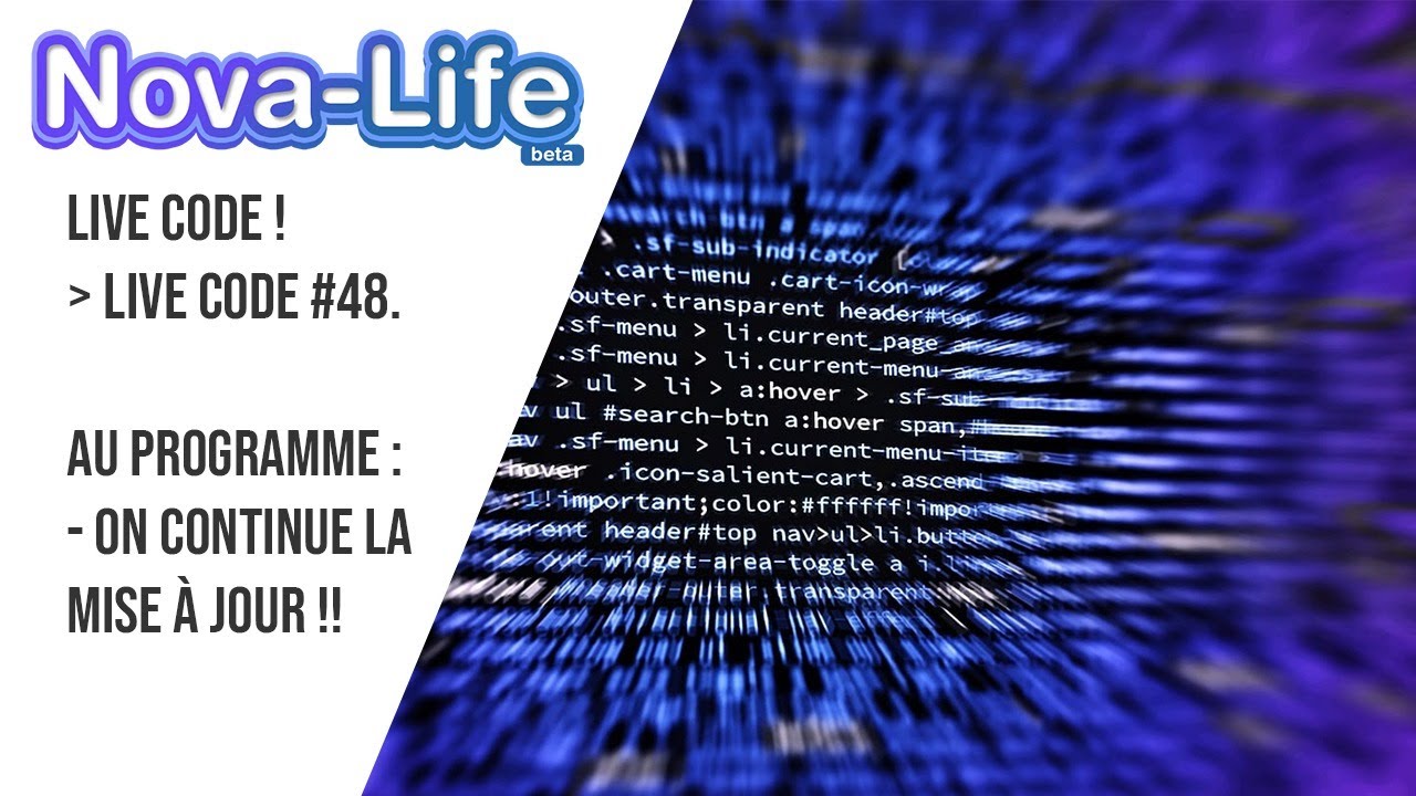 NOVA-LIFE - LIVE CODE #48 - YouTube