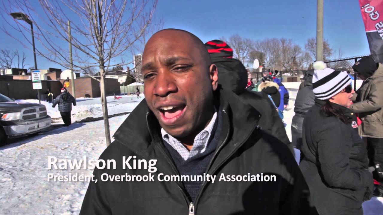 SENS RINK Opens at Overbrook Park - YouTube