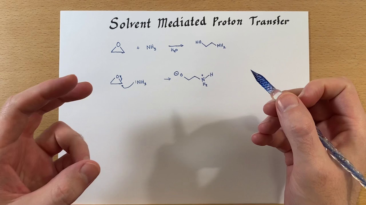 Solvent mediated proton transfer - YouTube