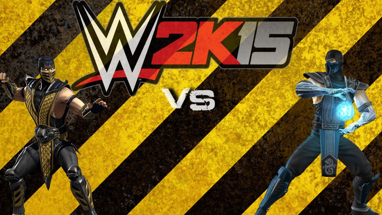 WWE 2K15 Scorpion vs Sub Zero Community Creations Cage Match - YouTube