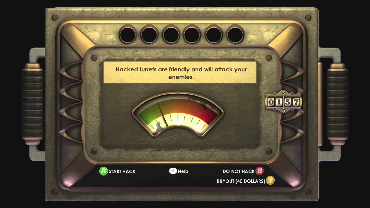 BioShock - Hacked a Turret - YouTube