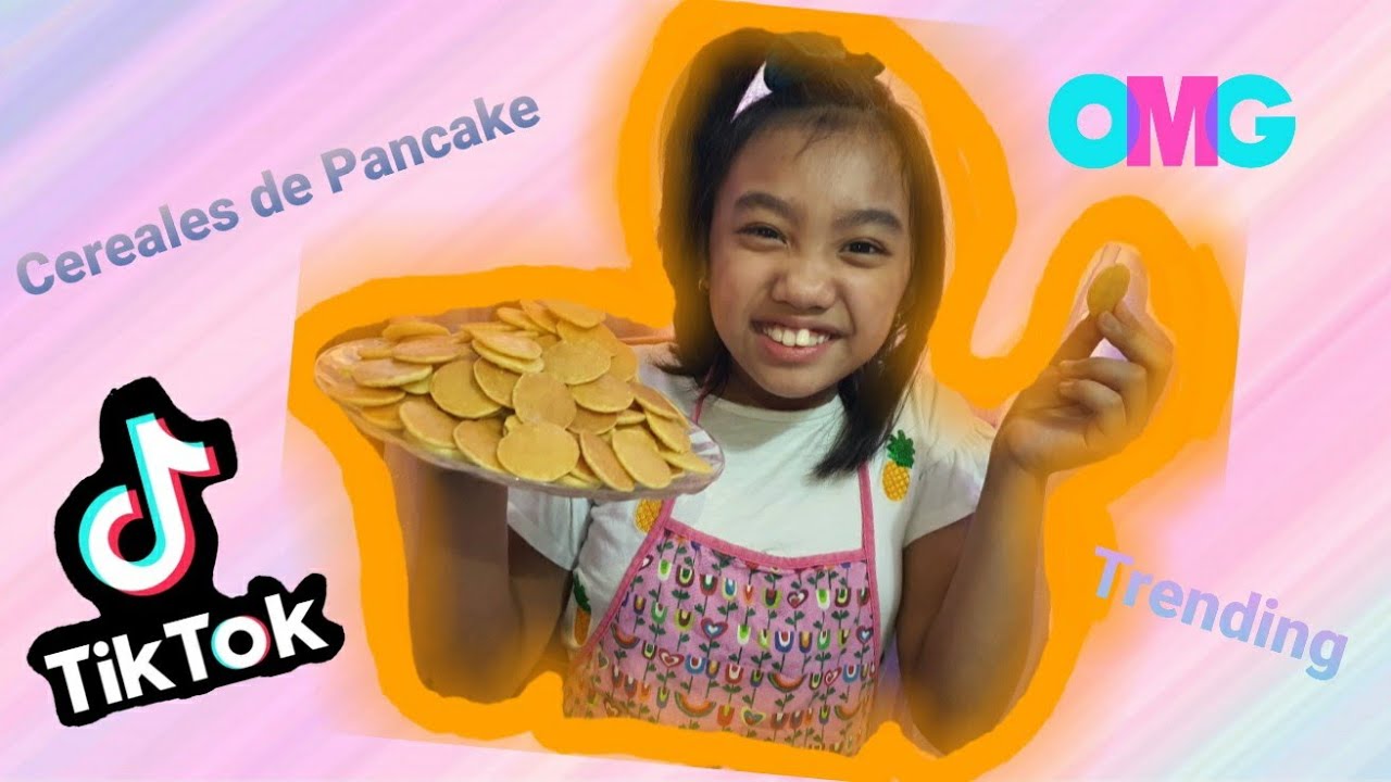 Cocinando con Hilary Zen| Pancake cereal | Easy | Facil - YouTube