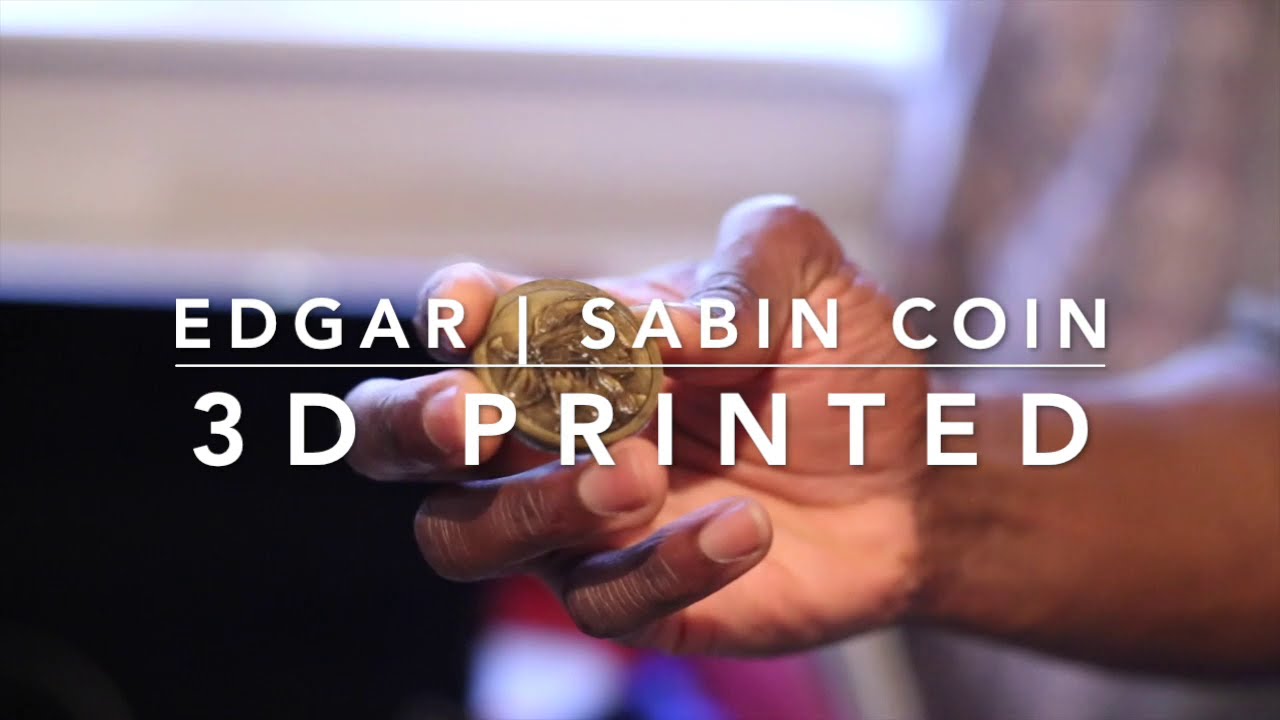 Final Fantasy Coin | Edgar and Sabin Coin 3D printed! (in detail) - YouTube