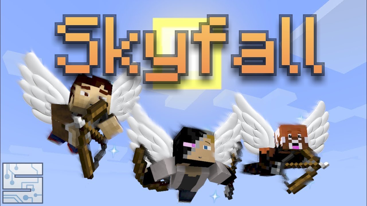 A High-flying battle! | Mineplex Skyfall w/ Friends - YouTube