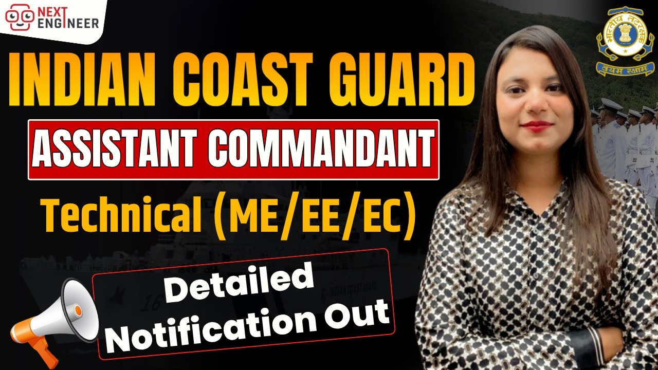 Indian Coast Guard Recruitment 2025 Notification Out | Apply Now for ...