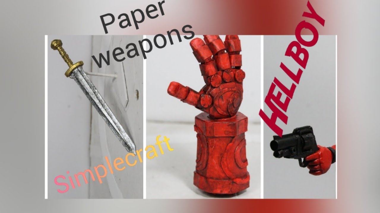 How to make Right hand of Doom out of paper | Simplecraft| - YouTube