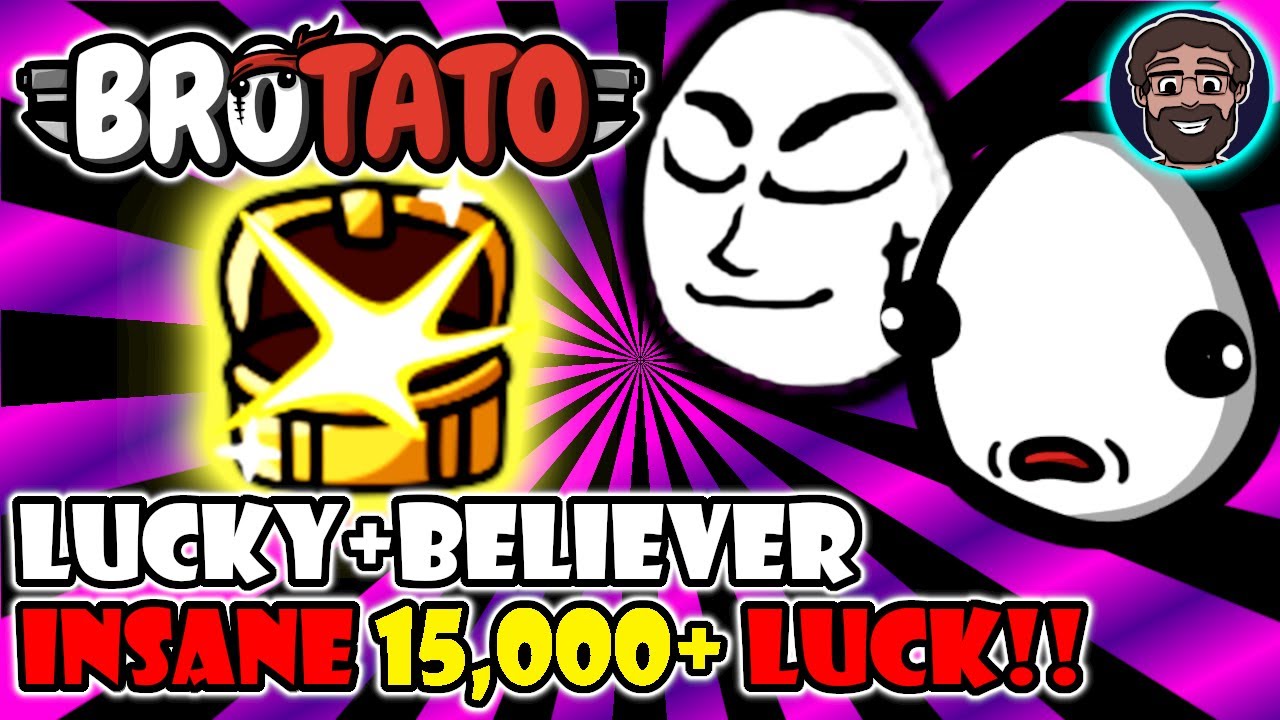CRAZY Amount of Luck Does INSANE Damage!!! | Brotato Modded - YouTube