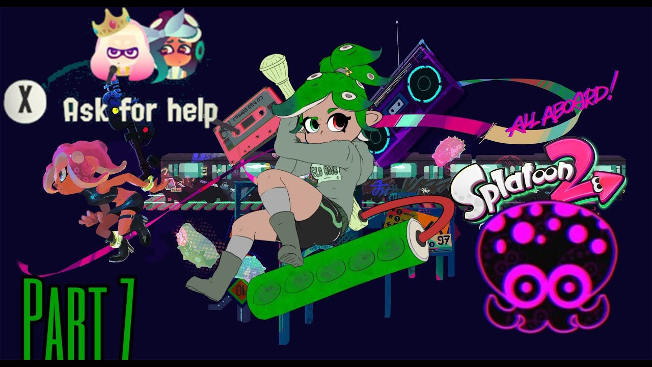 Flo Plays Splatoon 2 Part 7 - Turf With Lolo - YouTube