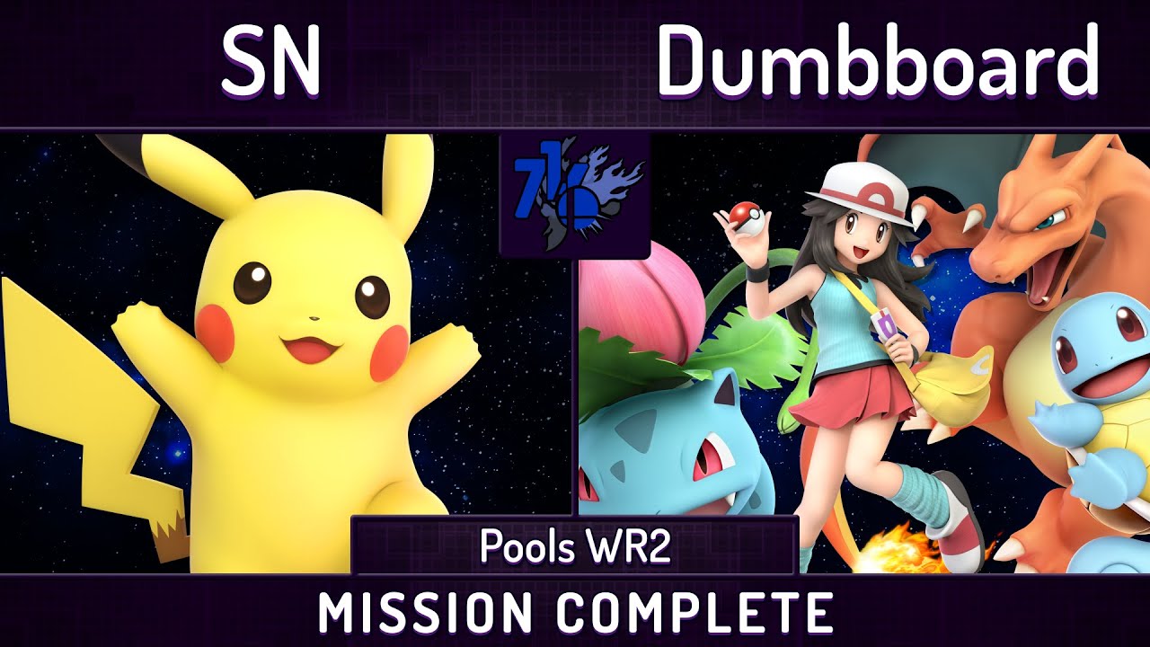 MISSION COMPLETE | SN (Pikachu) vs Dumbboard (PT) | Pools WR2 | SSBU ...