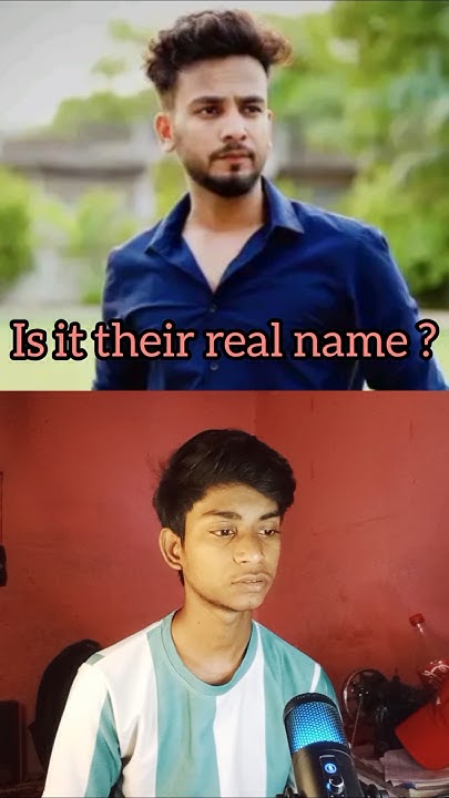 Is It Their Real Name 🤔 Shorts Youtube