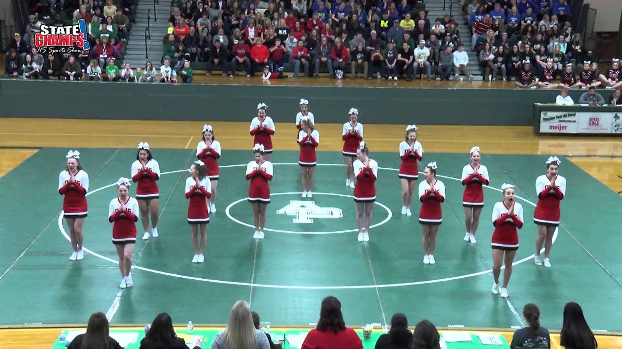 Divine Child - 2016 Division 2 Cheer Regional - 4th Place Finish - YouTube