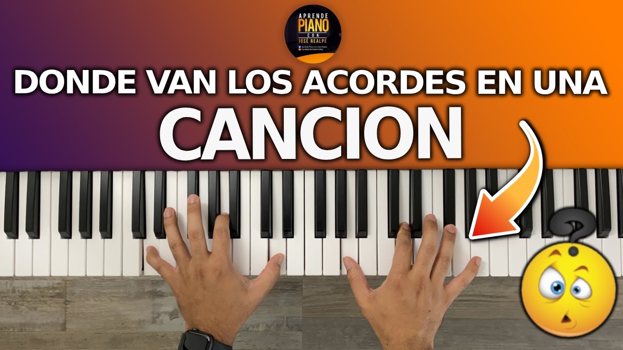 ACENTO MUSICAL | EL SECRETO PARA SABER DONDE VAN LOS ACORDES EN UNA ...