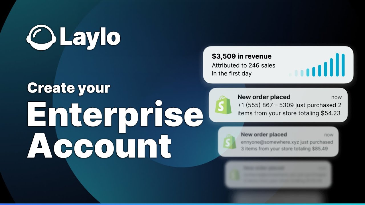 How To Create Your Enterprise Account | Laylo Guides - YouTube