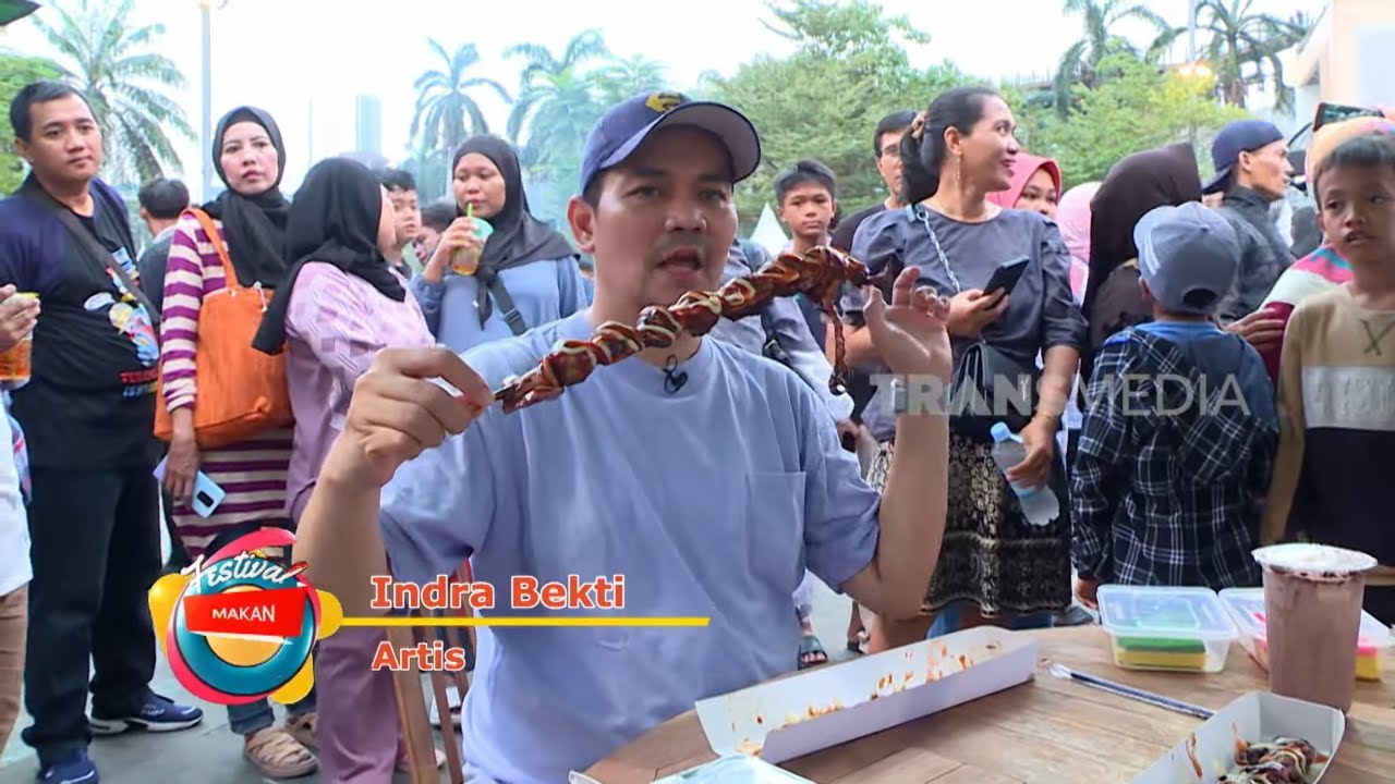 Indra Bekti Jajan Sponge Cake, Sate Korea, Mentai di Festival Makan ...