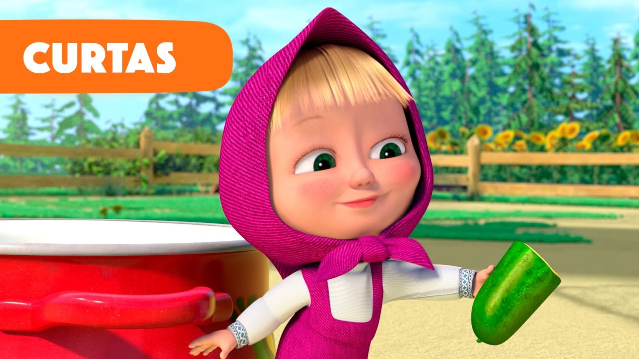Masha E O Urso 🐻👱♀️ Сurtas 💥 Nova História 🍲 Vai Vamos Dividir 🐷