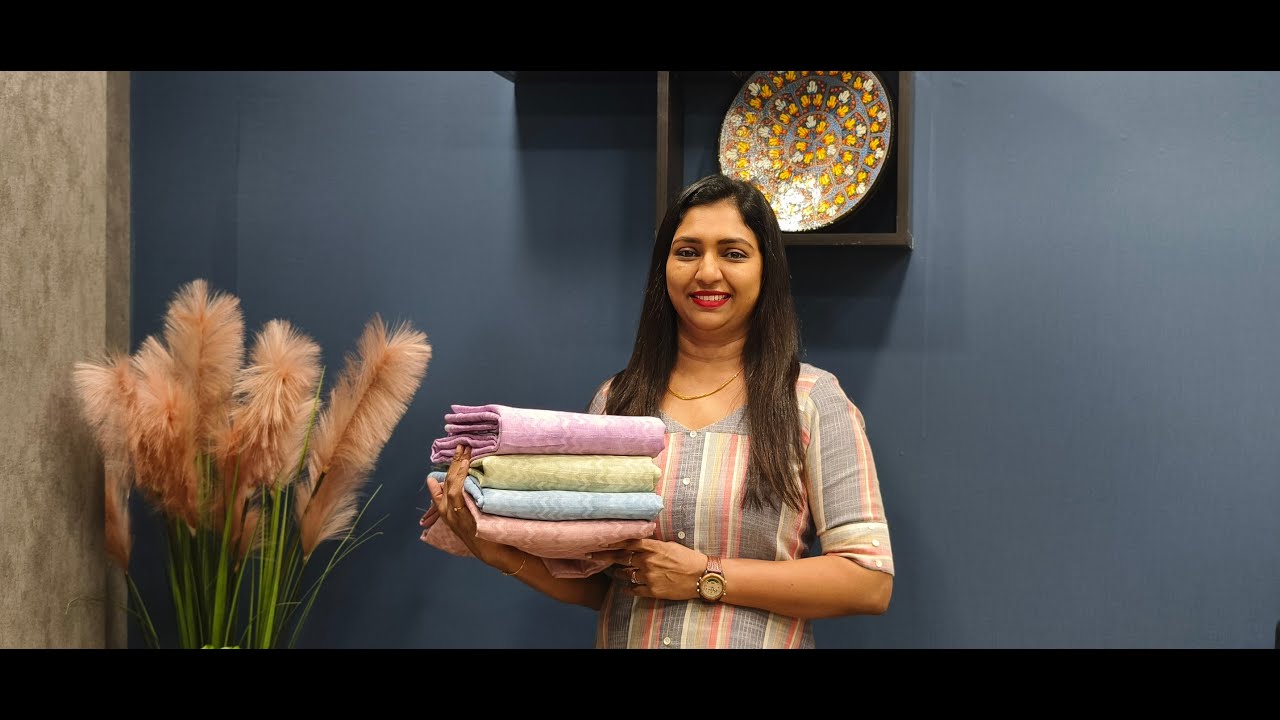 BEAUTIFUL SOFT CHANDERI AND SEMI LINEN UNSTITCHED SUITS COLLECTIONS ...