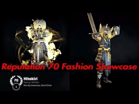 [For Honor] REPUTATION 70 Hitokiri Fashion Showcase - YouTube