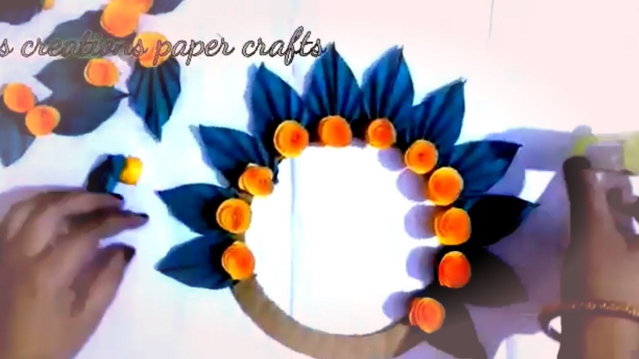 2 Easy And Beautiful Paper Wall Hanging/Paper Craft For Home Decoration ...