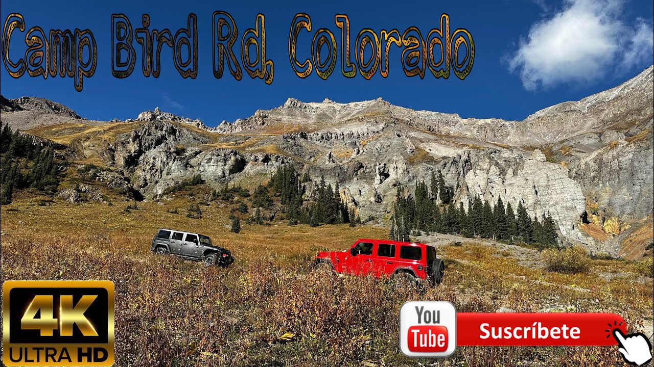 Camp Bird Rd ouray colorado 4K - YouTube