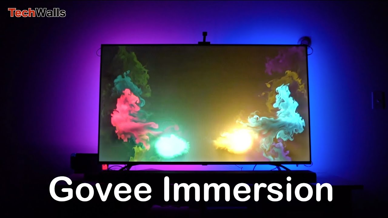 Sync backlight to TV content with Govee Immersion - Demo - YouTube