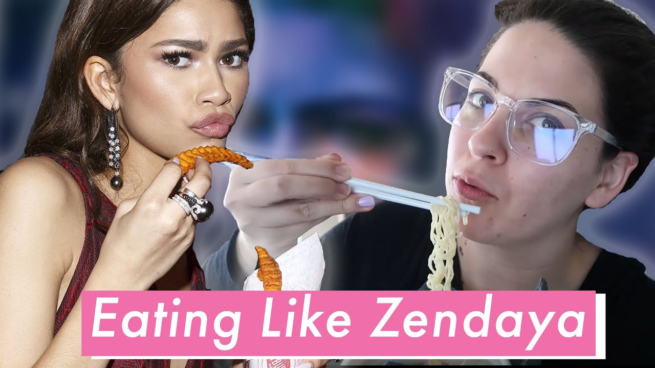 I Ate Like Zendaya For 24 Hours - YouTube