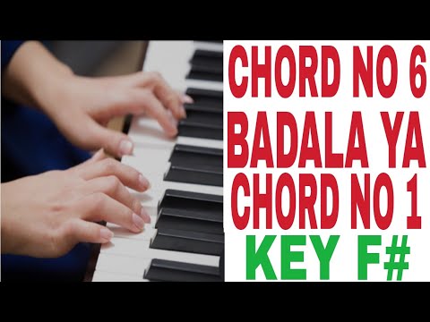 NAMNA YA KUPIGA CHORD NAMBA 06 BADALA YA CHORDS NAMBA 01 F#. PIANO ...