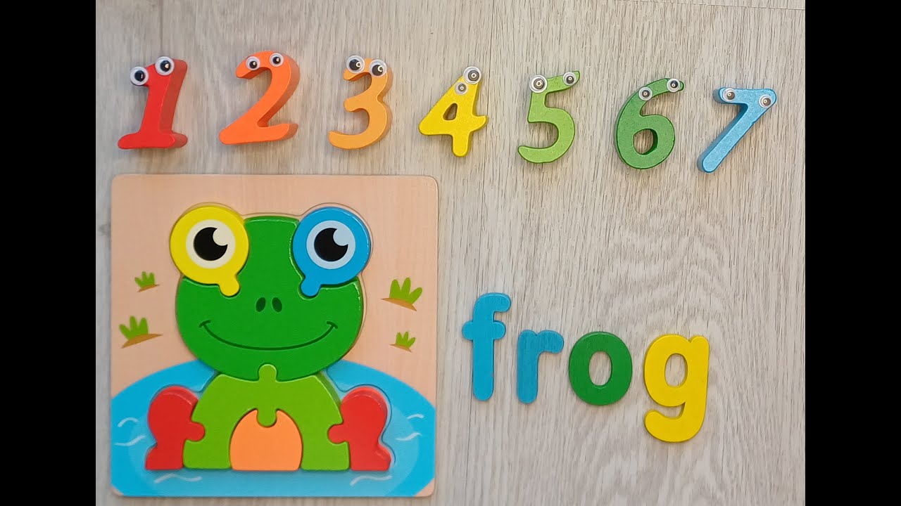 Best Fun Learning Numbers Frog Puzzle - YouTube
