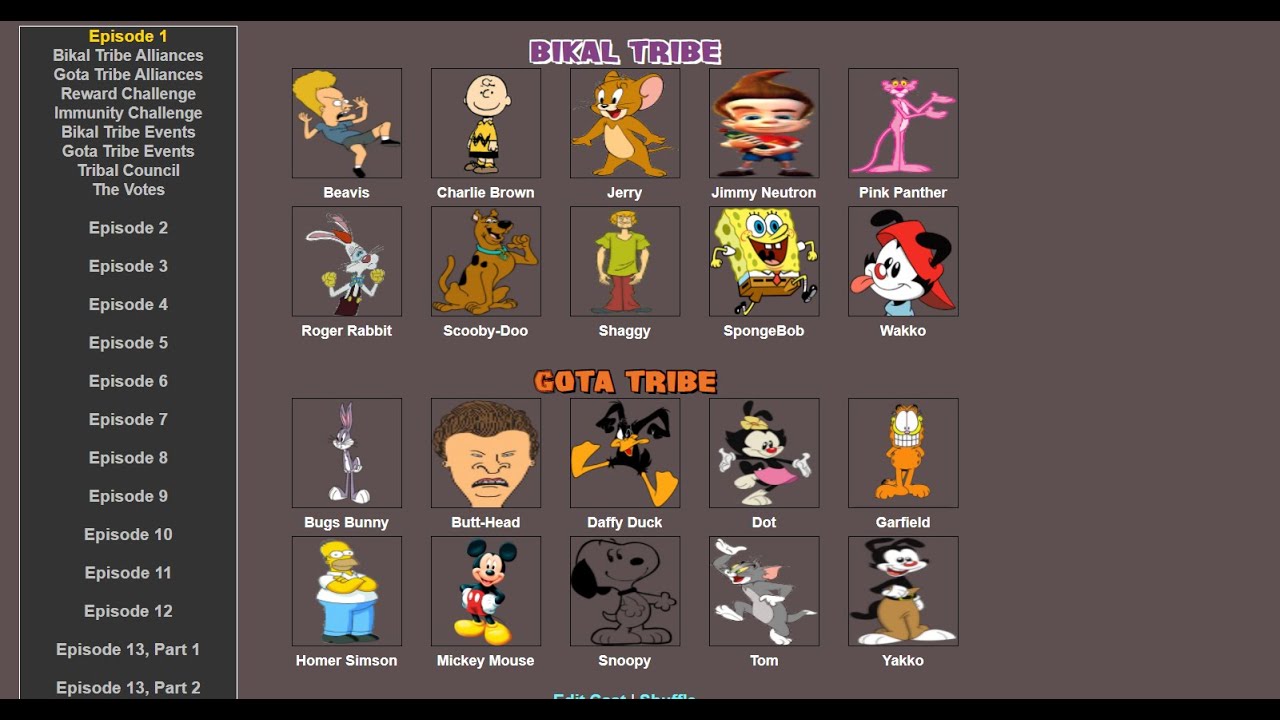 Survivor Brantsteele Season 3 - Cartoons - YouTube