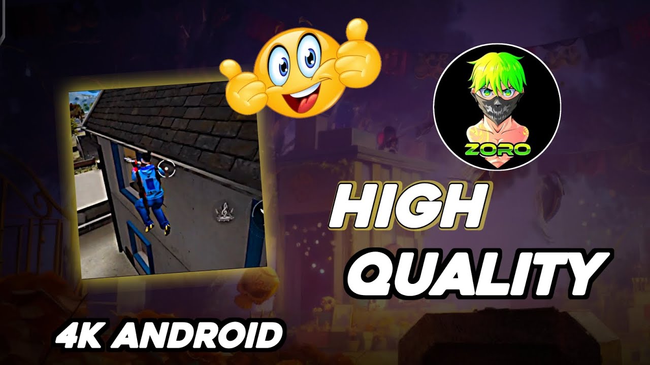 HDR high quality tutorial I Zoro FF quality tutorial I free fire high quality editing 🔥 - YouTube