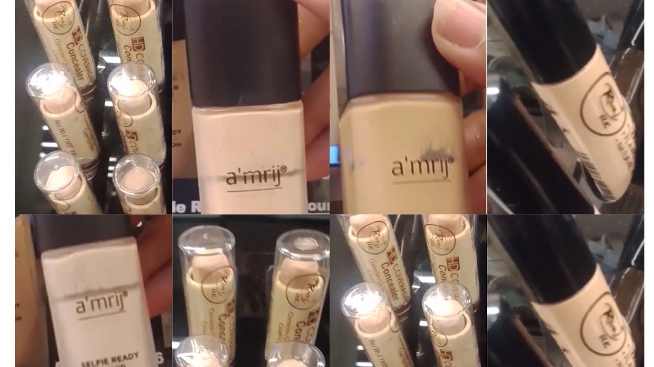 how to apply makeup foundation and rivaj hd HD makeup base concealer ...