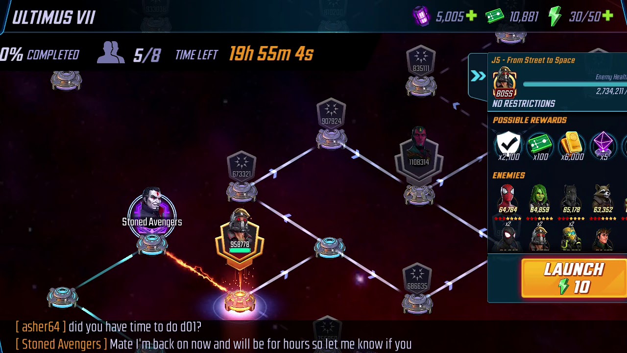Starlord U7 Boss Node - Useful Team - YouTube