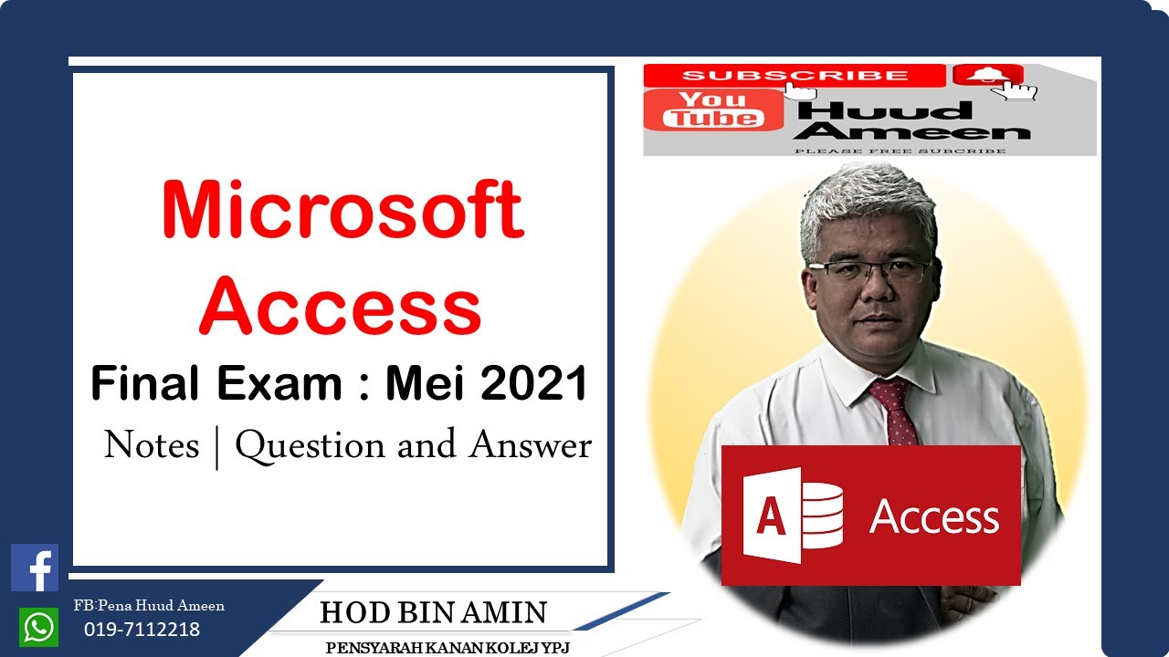 Microsoft Access Exam Final Question and Answer Easy Guide Mei 2021 ...