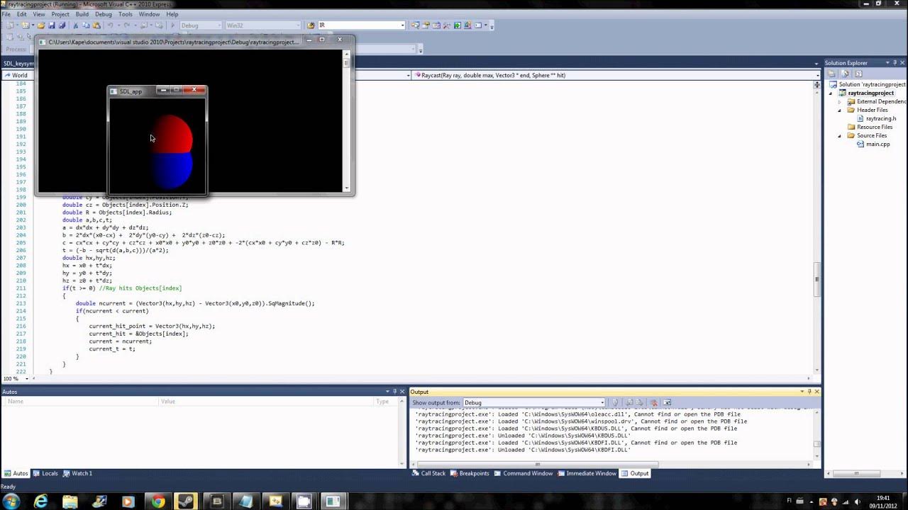 C++ Minimal Ray Tracing - YouTube