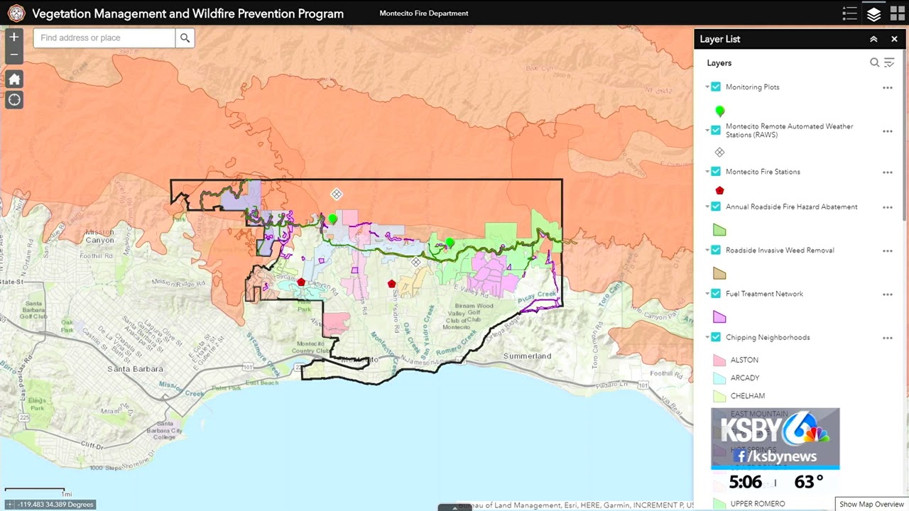 Montecito Fire Department creates new interactive Story Maps - YouTube