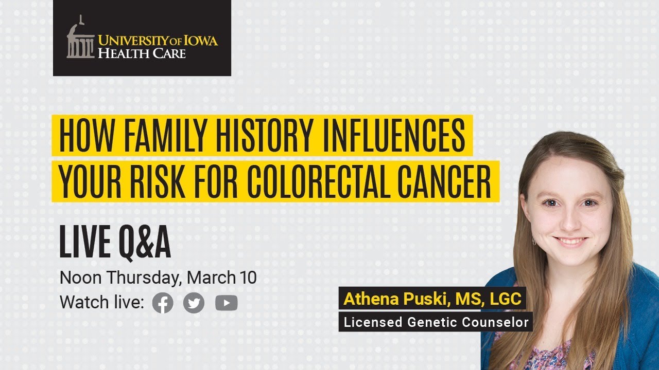 How Family History Influences Your Risk for Colorectal Cancer - YouTube