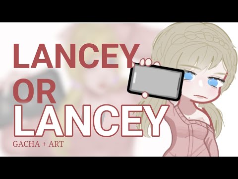 Lancey or LANCEY? | late trend ig | GACHA - YouTube