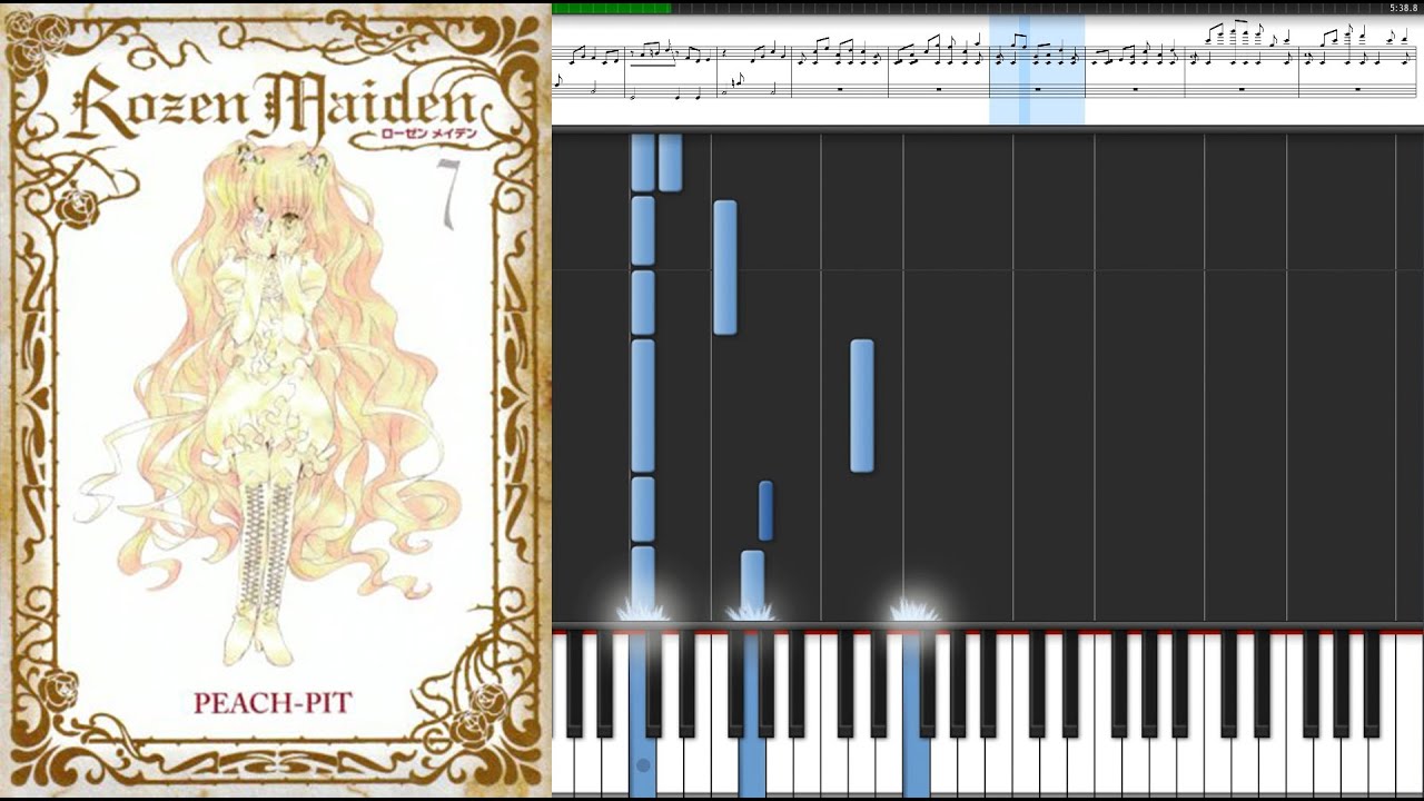 Rozen Maiden Tatakai No Hate Anime Piano Tutorial Sheet Music YouTube rozen-maiden-tatakai-no-hate-anime-piano-tutorial-sheet-music-youtube