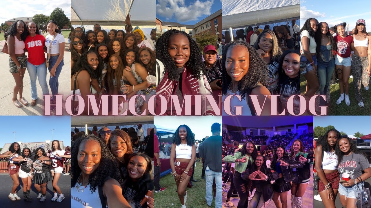 HBCU HOMECOMING VLOG: alabama a&m university, hbcu vlog, step show, day ...