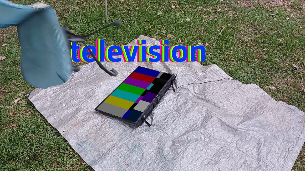 destroying a television - YouTube