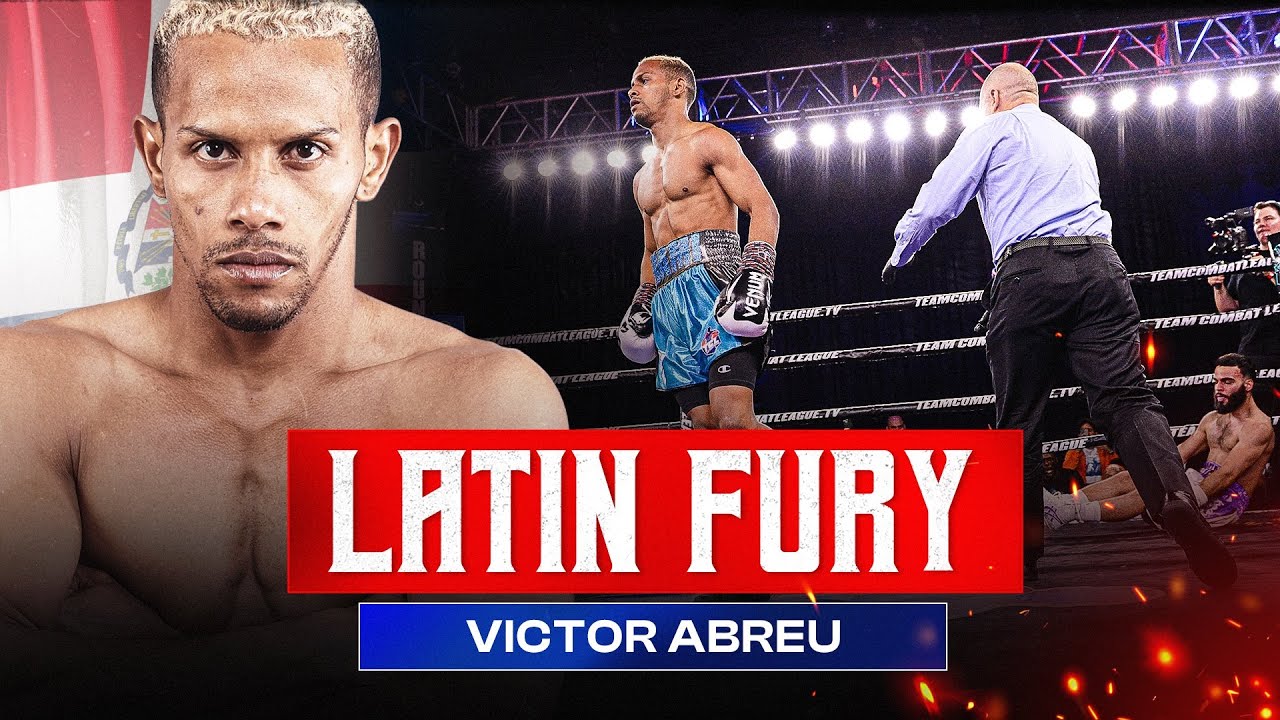 LATIN FURY: Victor Abreu scores a WILD TKO victory for the Miami ...