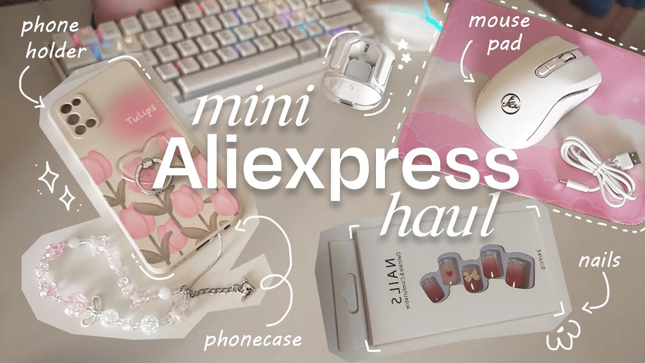 Aliexpress Mini Haul 🌷 | laptop accessories, decorating my new phone ...