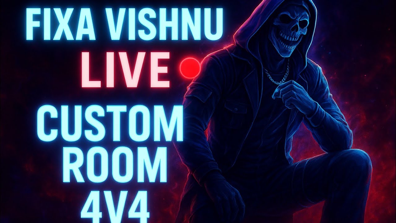 🔥 FIXA VISHNU LIVE 🔴 | CUSTOM ROOM 4V4 | WHO WILL WIN THIS CRAZY MATCH ...
