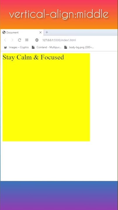 How to Vertically Center Text with CSS - YouTube