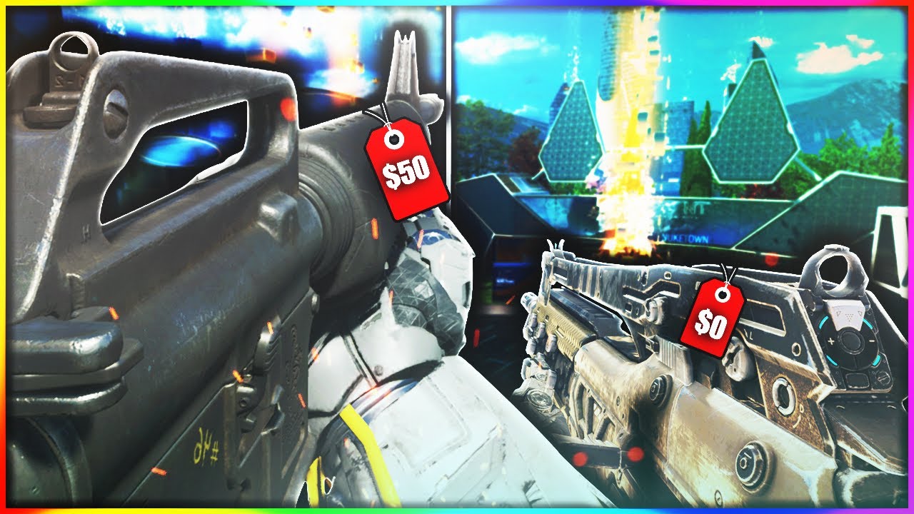 $50 DLC WEAPON VS $0 ASSAULT RIFLE! (BO3 M16 DLC GAMEPLAY) - YouTube