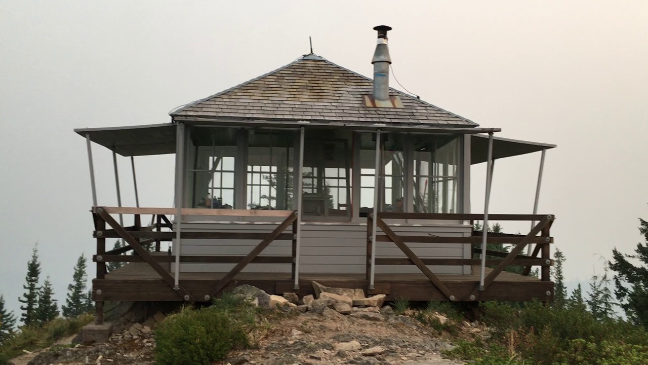 08-20-2018 Windy, Smokey view from Gold Butte Lookout - YouTube