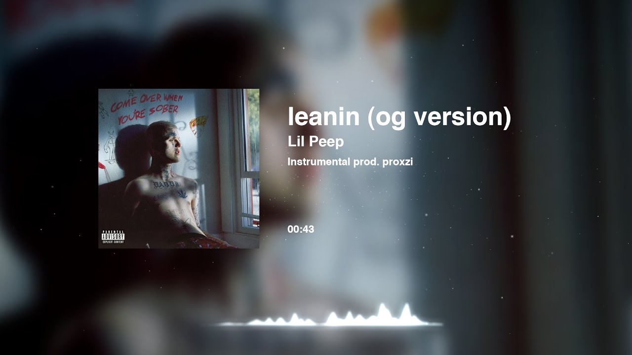 Lil Peep - leanin (og version) (Instrumental Beat Remake) - YouTube Music
