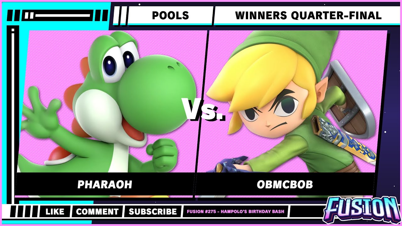 Fusion #275 - Winners Quarters - Pharaoh (Yoshi) VS Obmcbob (Toon Link ...