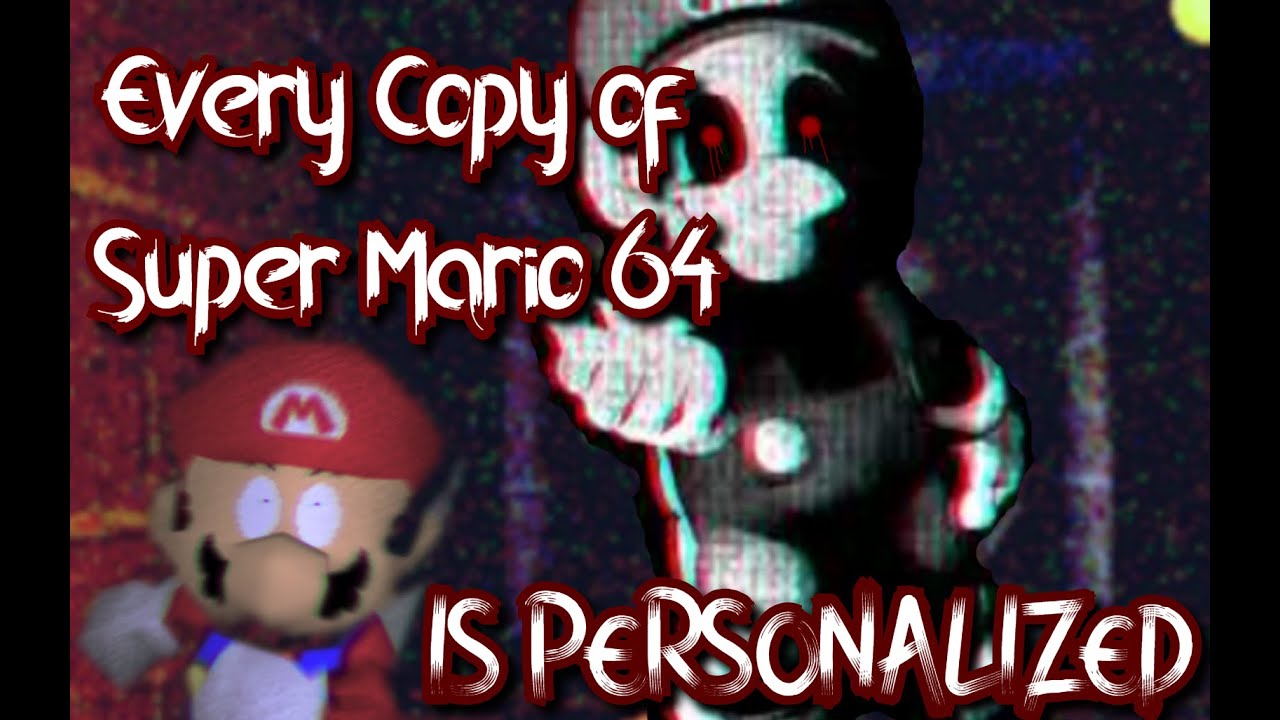 Every Copy of Super Mario 64 is Personalized [AND MORE] please read ...