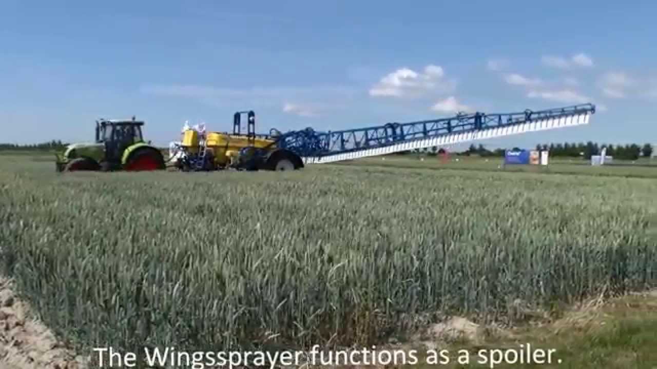 Wingssprayer product demonstration, single run - YouTube
