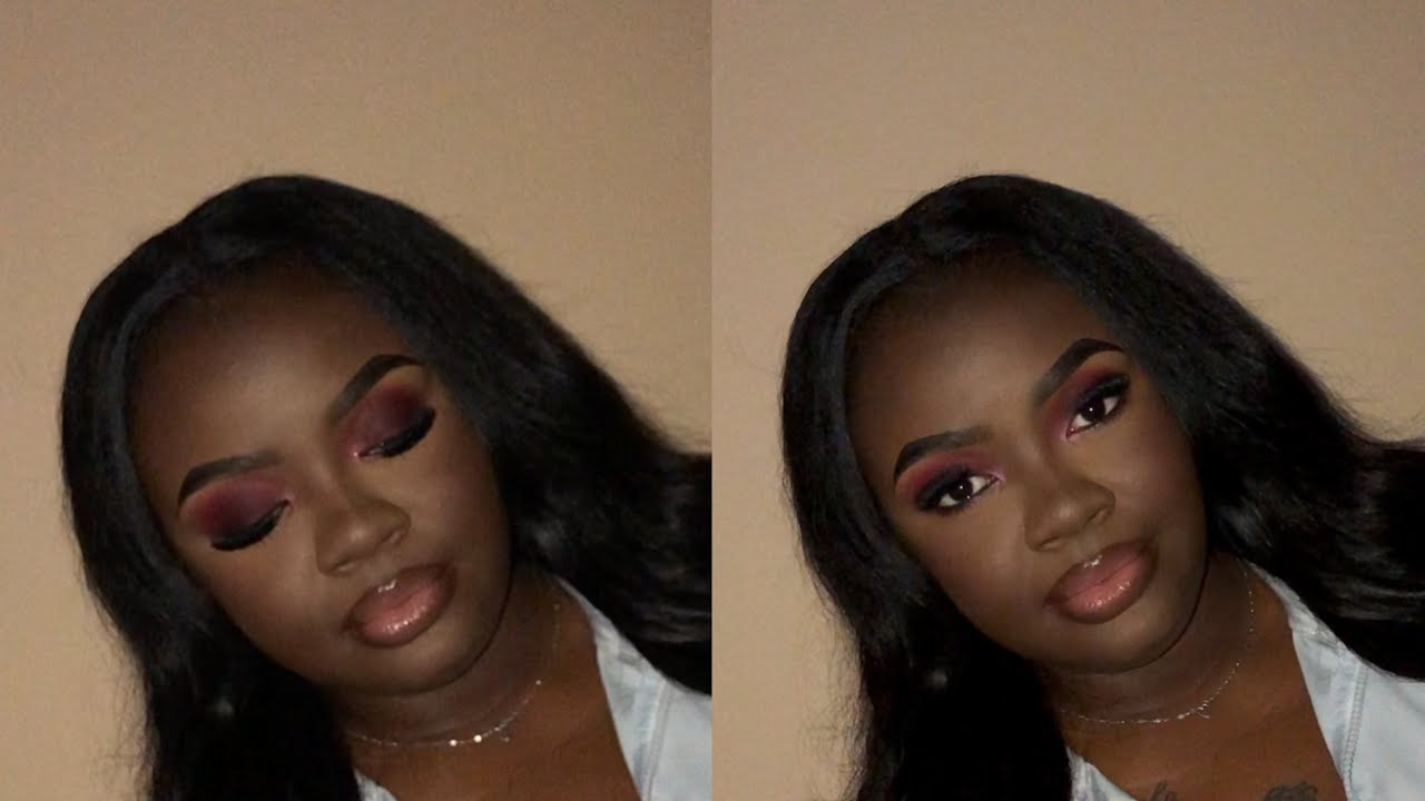 V-Day Glam on SMALL HOODED EYES | Client Makeup Tutorial - YouTube